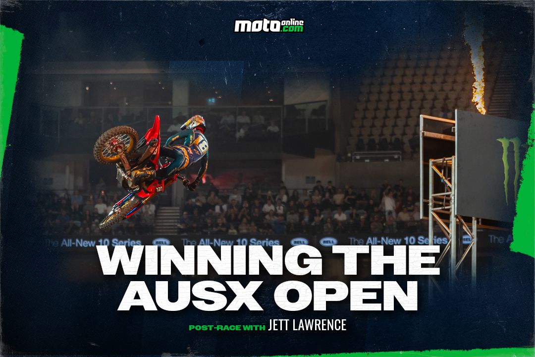 Post-Race: 2025 AUSX Open Melbourne | Jett Lawrence | MotoOnline.com