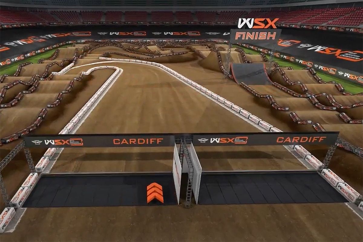 Track Map: 2022 WSX Rd1 Cardiff | MotoOnline.com