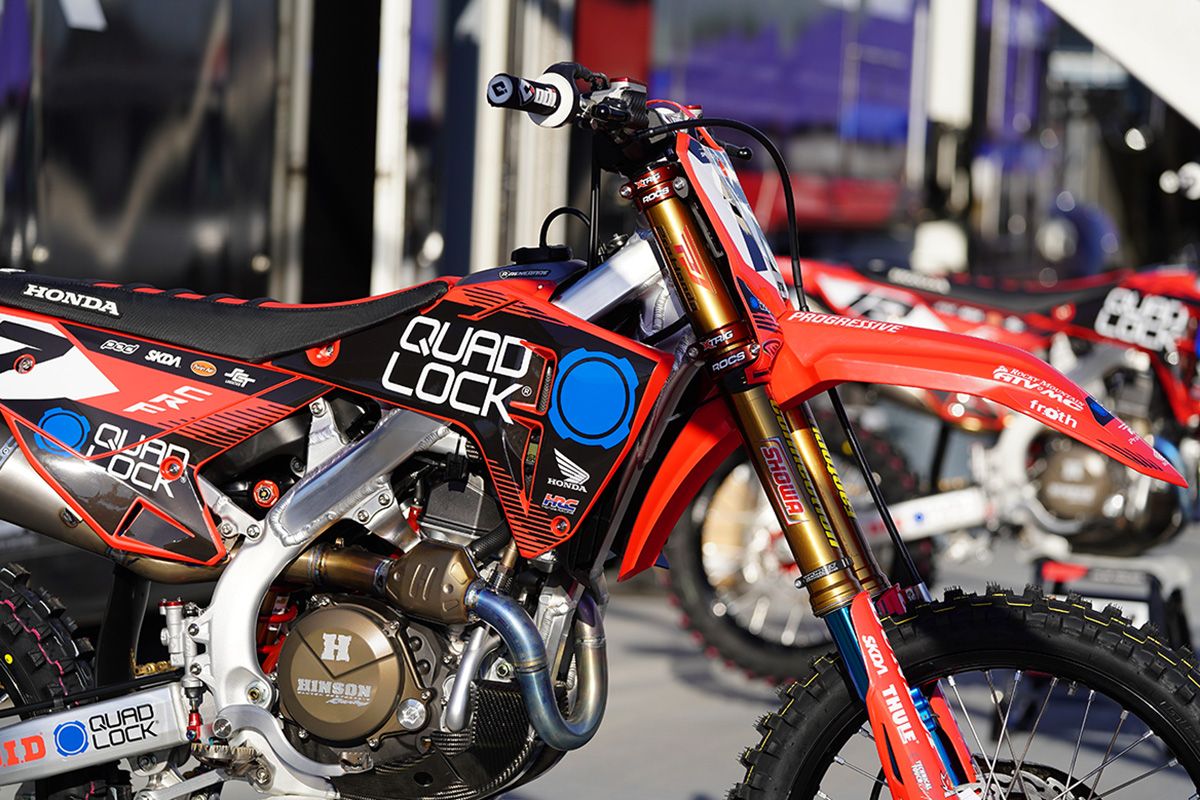 Quad Lock extends backing to AMA Supercross with Honda team ...