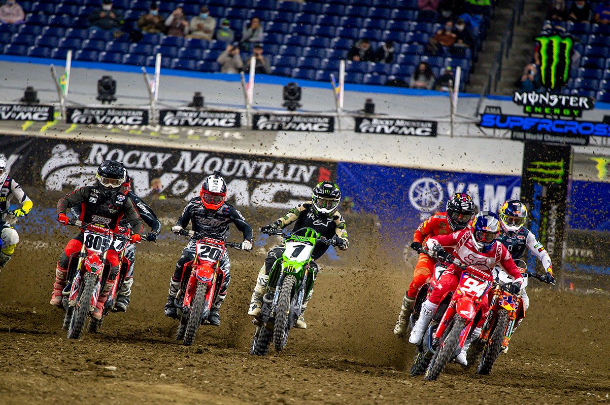 Track Map: 2021 Supercross Rd6 Indianapolis | MotoOnline.com